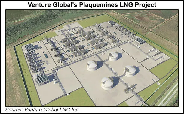 Venture Global Starts Plaquemines LNG Construction, but Hurricane Ida ...