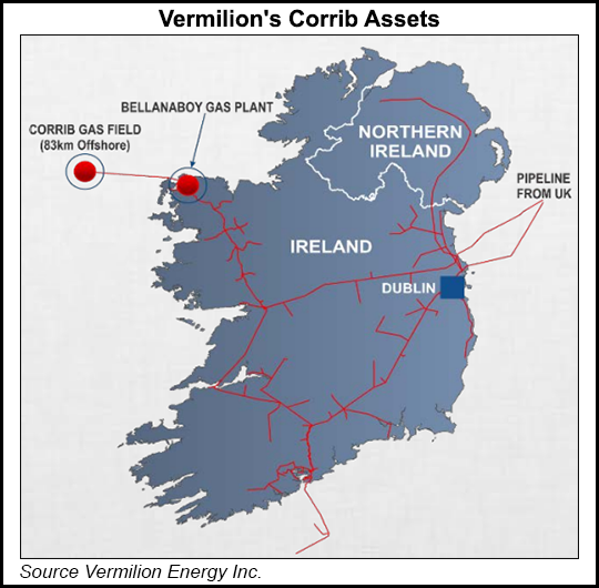 Vermilion Captures Majority Ownership in Ireland’s Corrib Natural Gas ...