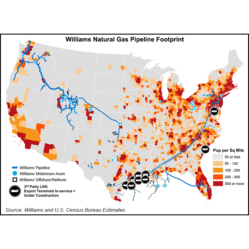 Williams Expanding in Northeast, Gulf Coast and West to Move Natural ...